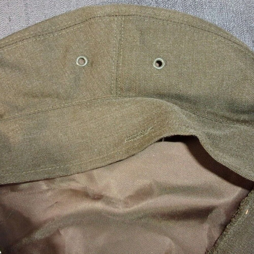 Usmc Marine Corps Crown Service Cap Poly Wool Gabardi… - Gem